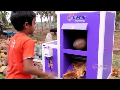 Manufacturer of Coconut Dehusking Machine & Coconut Trimming Machine by ...