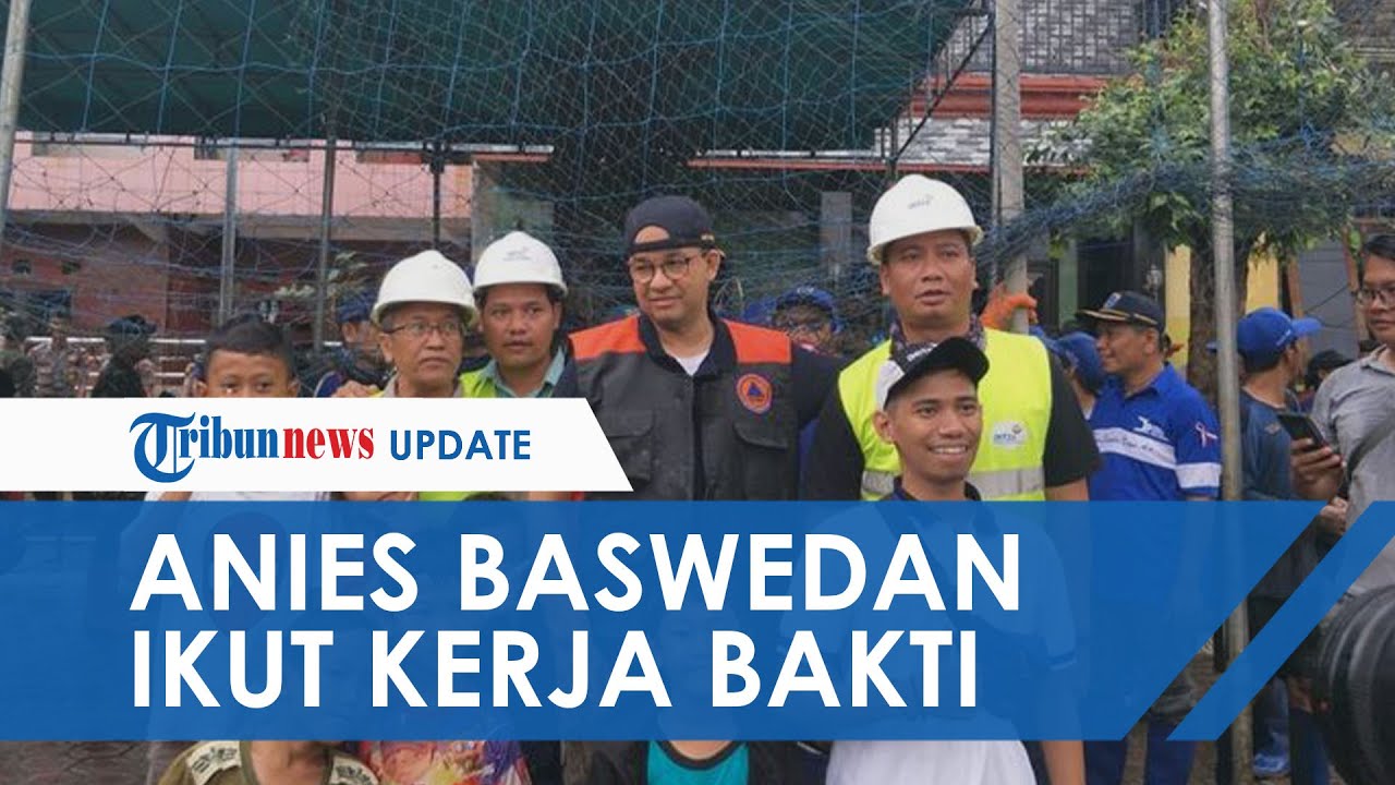 Anies Baswedan Ikut Bersihkan Sisa Banjir, Gunakan Rompi dan Sarung ...