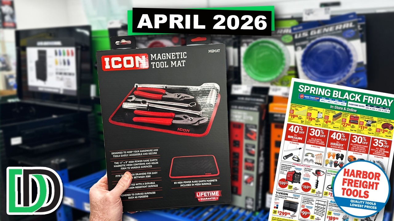 Top Things You SHOULD Be Buying at Harbor Freight Tools in April 2026