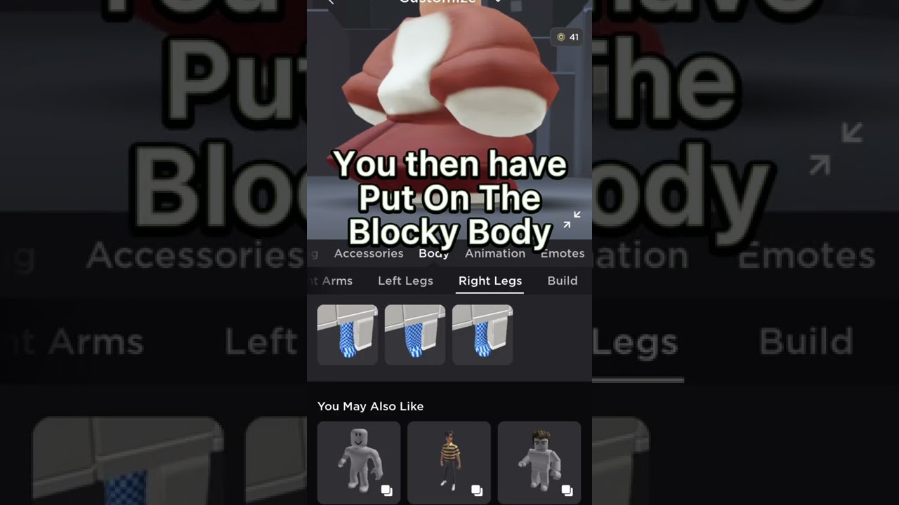 *ROBLOX How To ￼￼Actually Make Your Avatar THICC!!!😂#shorts#funny