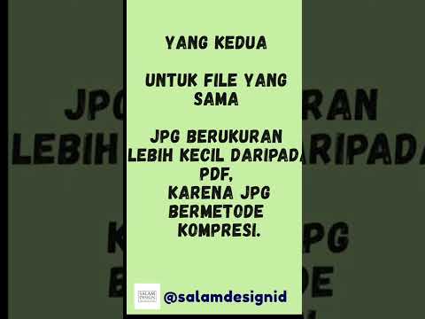 BEDA JPG DAN PDF ITU APA SIH? #sharingdesain #sharingilmu #berbagiilmu