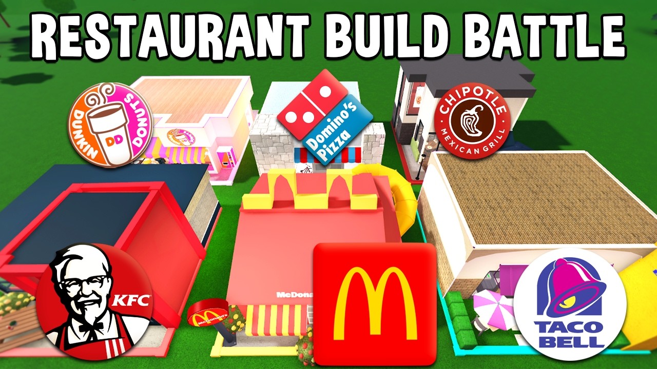 MEGA Restaurant Build-Off CHALLENGE!