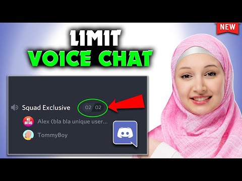 How To Limit Voice Chat To 2 Users On Discord (UPDATED)