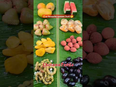 8 best summer fruits😍 Jamun | Mango | Jungle Jalebi | Ice Apple | Jack Fruit | Lychee | Melon