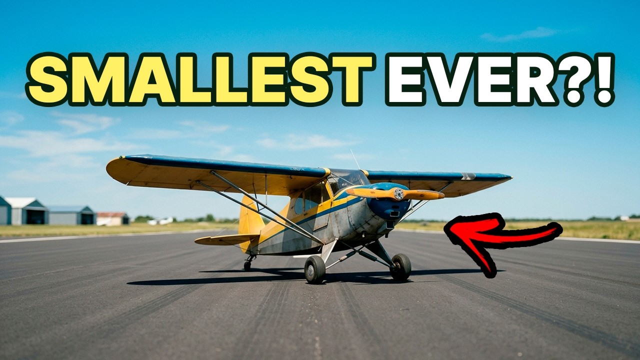 Inside the SMALLEST Prop Plane Ever Built