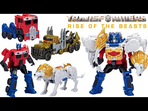 Transformers Beast Combiner Optimus Prime and Battle Changer Scourge! New Rise of the Beasts Toys!