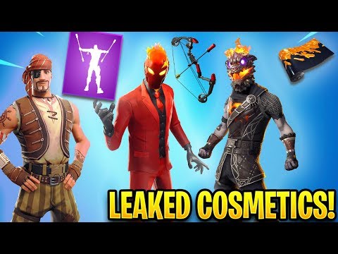 *NEW* ALL LEAKED Fortnite SKINS & EMOTES.! (LAVA LEGENDS PACK)
