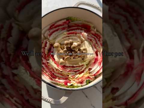 Mille-Feuille Nabe (Japanese Hot Pot)