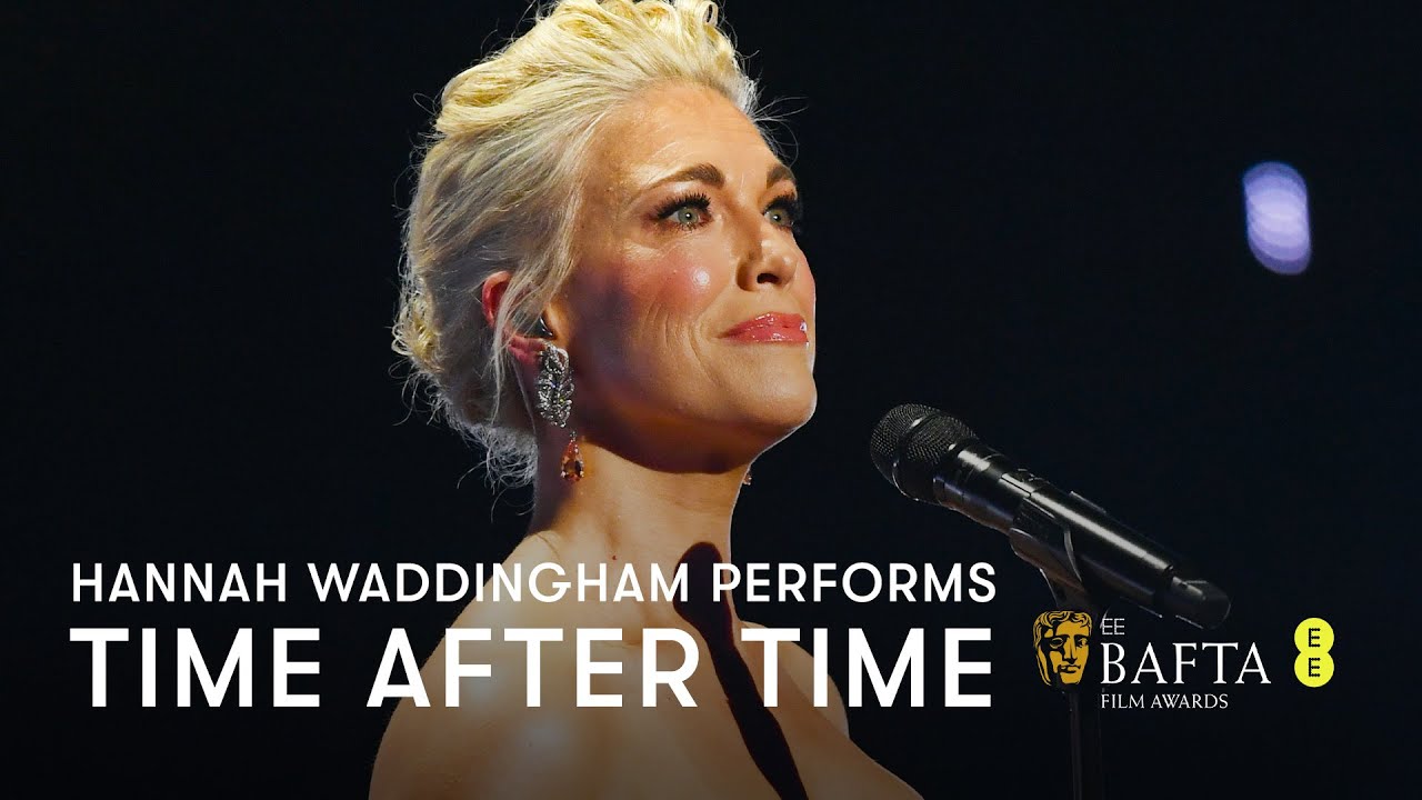 Hannah Waddingham performs Time After Time at the EE BAFTA Film Awards 2024