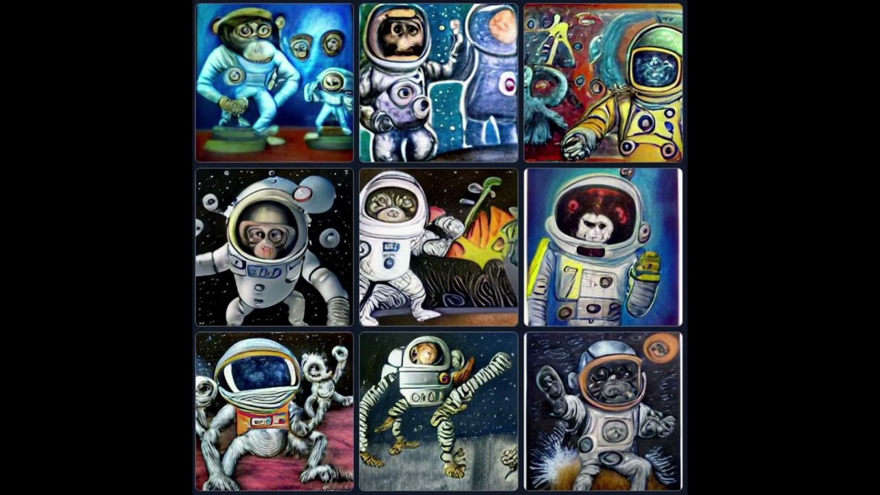Sp-ai-ce Monkeys (Space Monkeys)