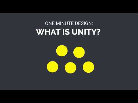 One Minute Design: What is Unity? (in Graphic Design)