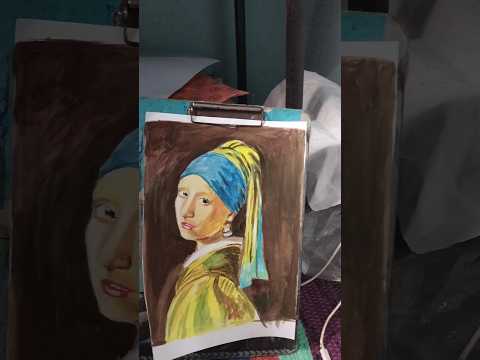 how to Draw l water colour painting ???? #painting #shortvideo