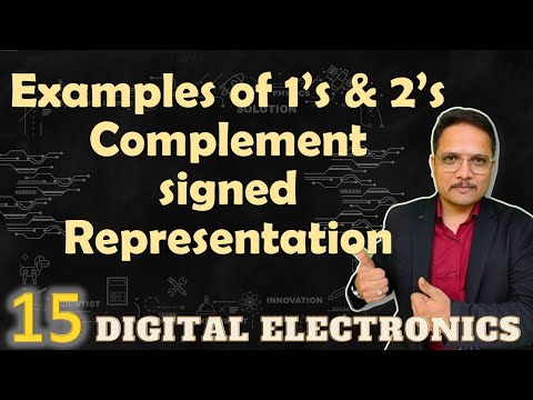 1's and 2's Complement Signed Representation Detailed Examples Video ...