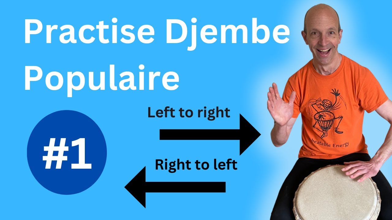 Djembe Practice - 'Populaire' Pattern #1