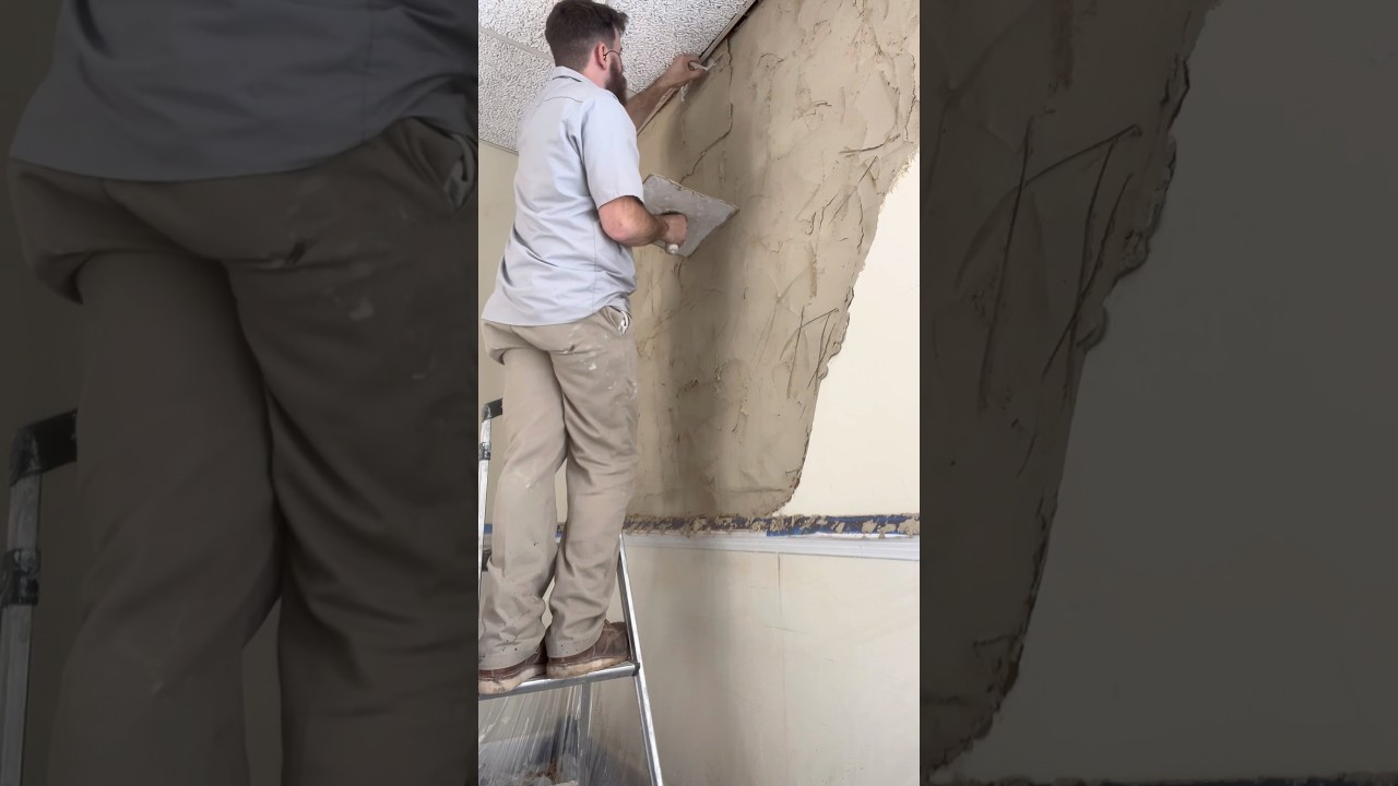 How to lime plaster a wall  part 1  #plastering #stucco #plaster #limeplaster #construction