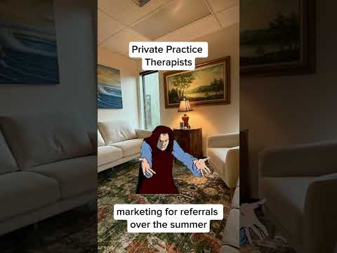 Private Practice Therapists marketing for referrals over the summer. #therapist #privatepractice