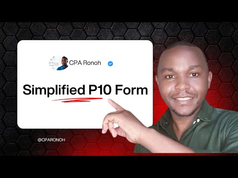 How P10 Form of PAYE Has been Simplified by KRA