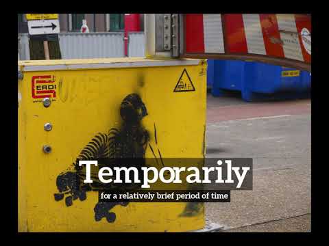 What is Temporarily? | How to Say Temporarily in English? | How Does Temporarily Look?
