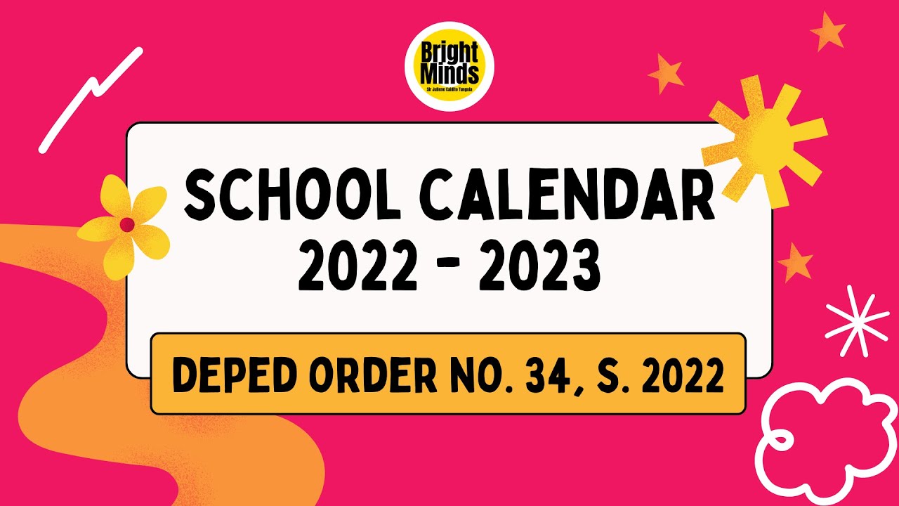SCHOOL CALENDAR 2022-2023