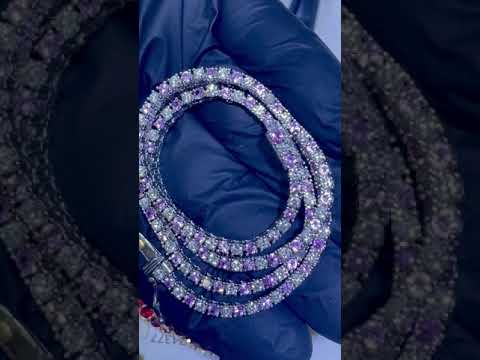 TraxNYC Review: Pink Sapphire And Diamond Baby Choker #66853 #66862