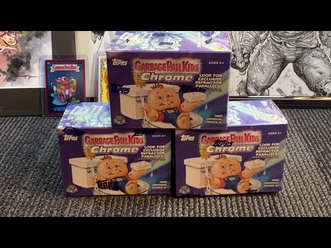 Let's Open 3 Blaster Box Series 6 Garbage Pail Kids Chrome