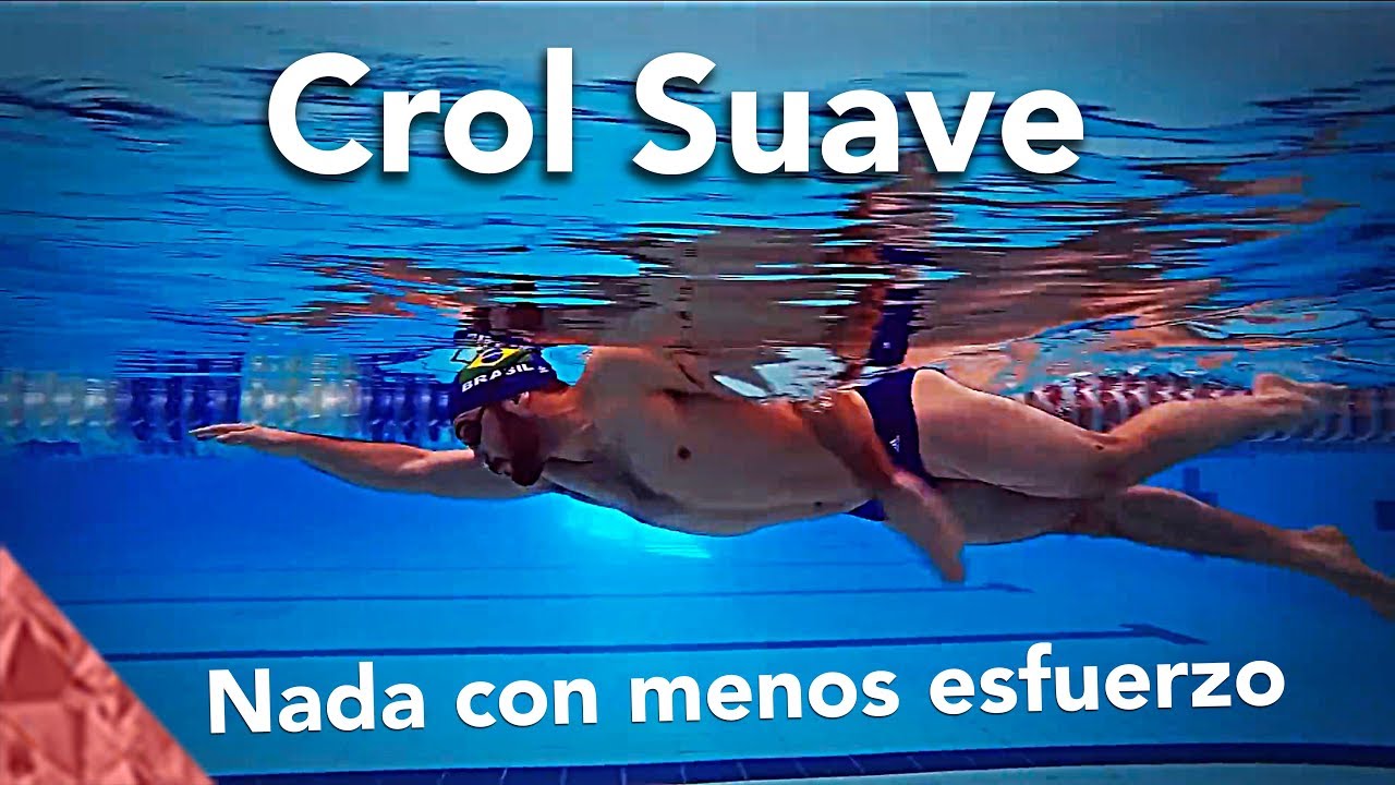 Swimming front crawl correctly with less effort. Smooth freestyle. Swimming