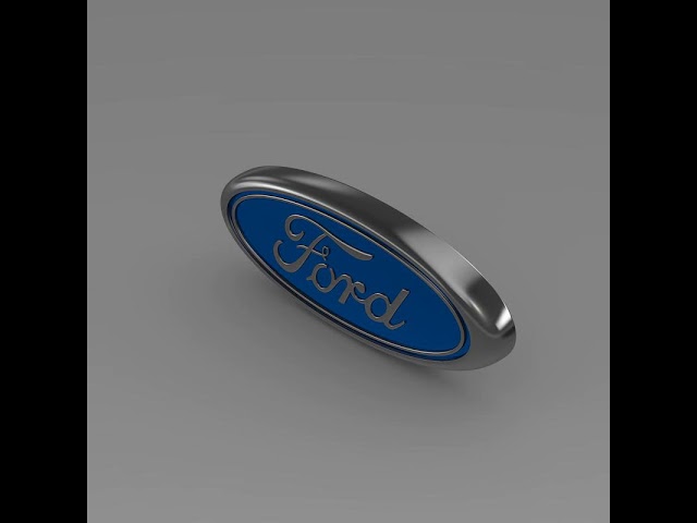 Ford Logo 3D Model - FlatPyramid