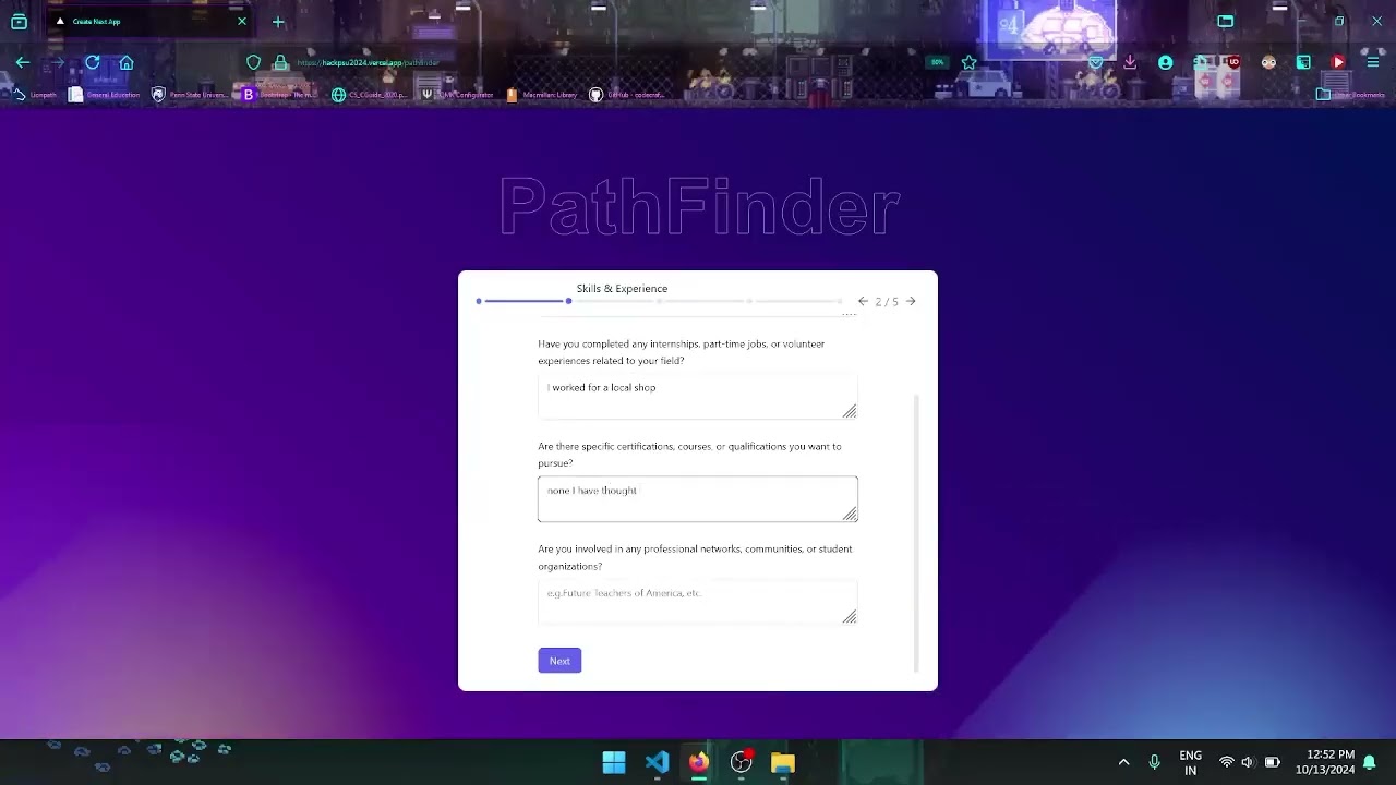 Devpost - PathFinder PSU
