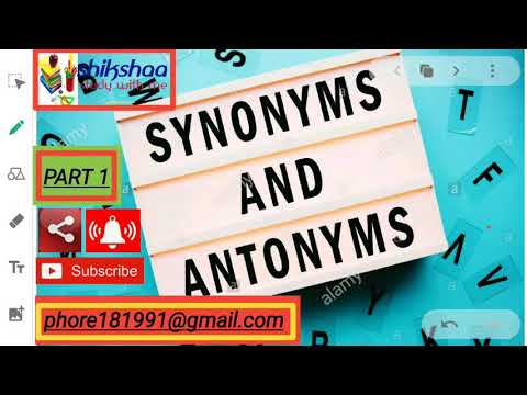#ANTONYMS AND #SYNONYMS by Padmini #Sarkaninaukari #ssc #english #bank