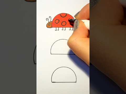 How to draw animals from semicircles | Step by step drawing for kids