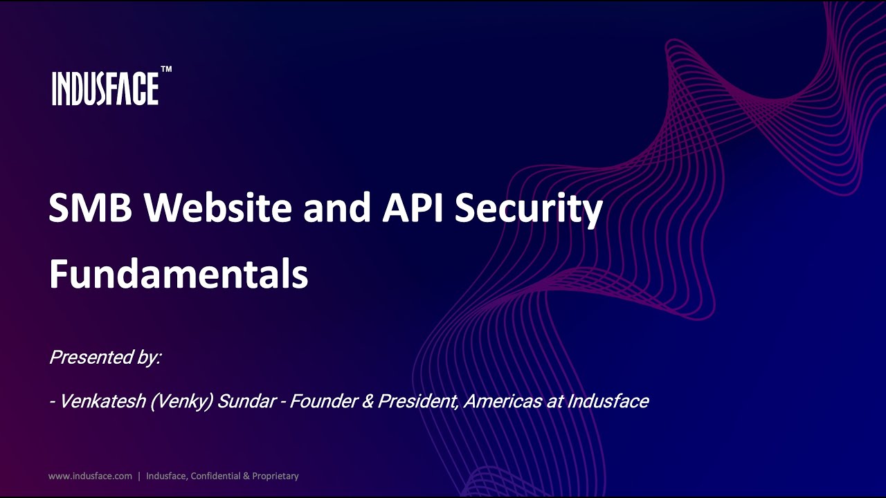SMB Website and API Security Fundamentals