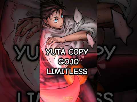yuta copy gojo limitless #jjk #yuta #gojo