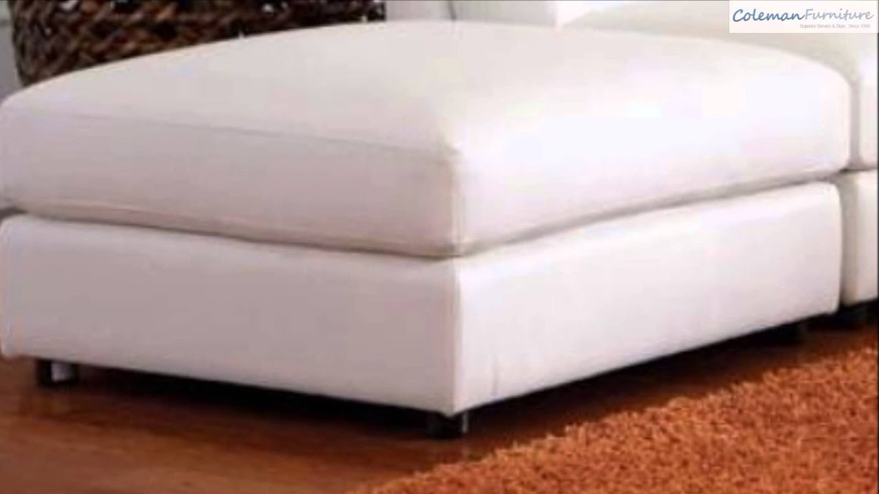 Quinn White Sectional Collection From Coaster Furniture