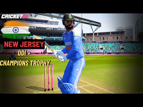 Update Your Game with India's Latest Jersey in Cricket 24