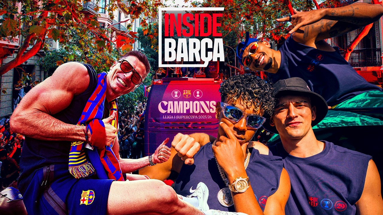🏆INSIDE THE 2025/26 CHAMPIONS PARADE | UNSEEN FC Barcelona MOMENTS 🔵🔴