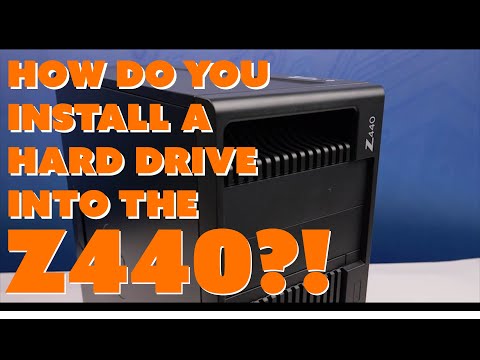 HP Z440 Hard Drive Installation