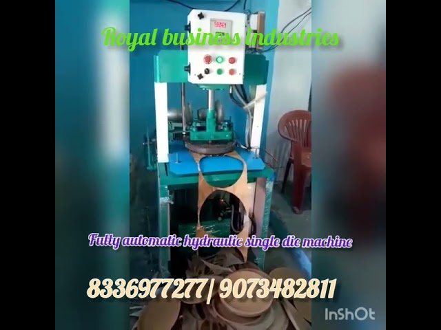 Paper Plate Making Machine - Hydraulic 4 Rolls Paper Plate Making Machines (All In One ...