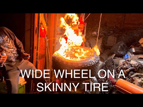 Mounting A Wide Wheel On A Skinnier Tire (12 Wide Wheel Goes On A 305/55r20 Tire)
