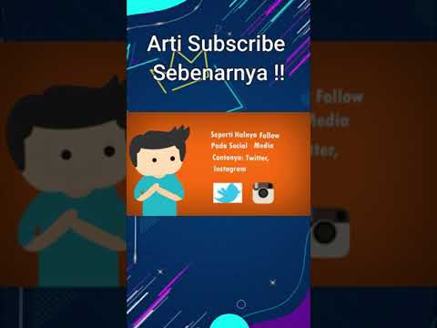 Apa Arti SUBSCRIBE Sebenarnya ?? Jutaan Orang Baru Menyadarinya !! #subscribe #short #youtubeshorts