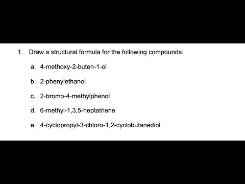 [Chemistry] Draw a structural formula for the following compounds: a) 4-methoxy-2-buten-1-ol b) 2-p