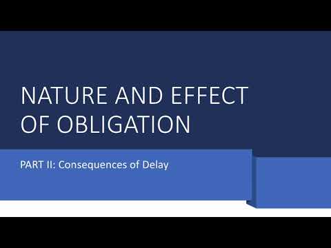 Consequences of Delay