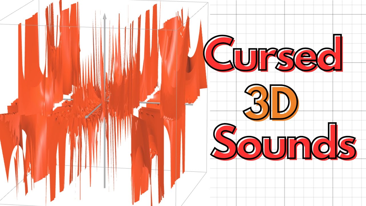Cursed Desmos Sounds except its 3D