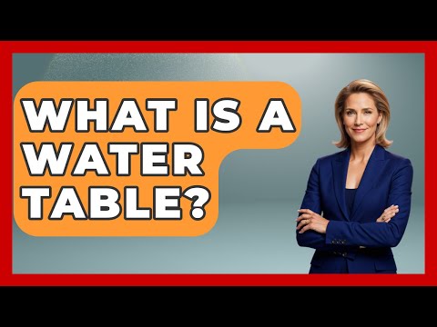 What Is A Water Table? - Weather Watchdog