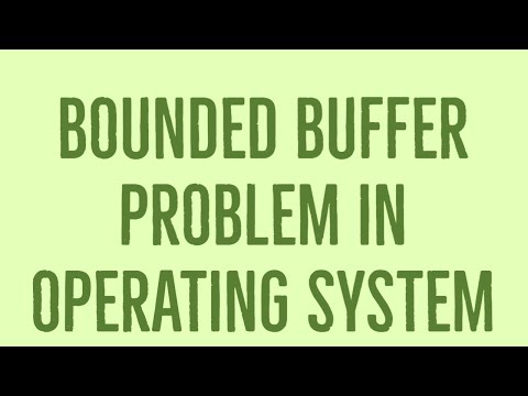 BOUNDED BUFFER PROBLEM IN OPERATING SYSTEM EXPLAINED IN A EASY WAY