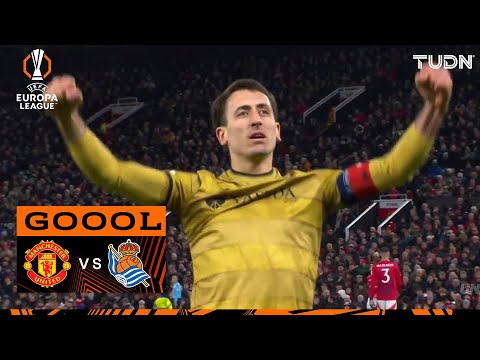 ¡GOOOL DE LA REAL! Oyarzabal marca | Man United 0-1 Real Sociedad | UEFA Europa League 2024/25