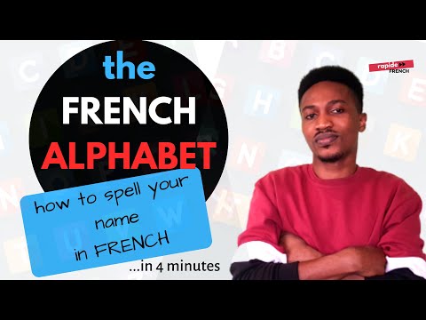 French Alphabet | How to spell your name in French in 4 minutes