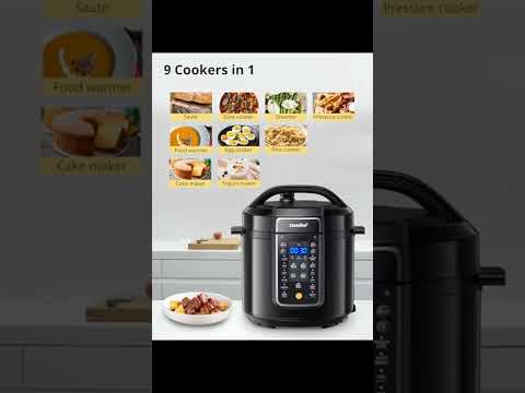 COMFEE’ 9-in-1 Electric Pressure Cooker #kitchengadgets #amzonmustbuy #pressurecooker