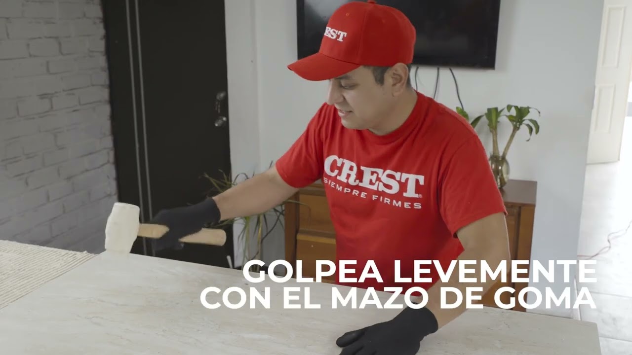 CREST MARBLE ADHESIVE | STEP BY STEP