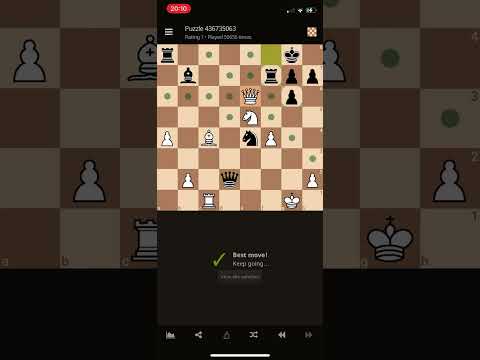 Lichess Puzzles 436735063 #lichesspuzzles #lichess #shorts