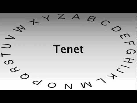 Spelling Bee Words and Definitions — Tenet